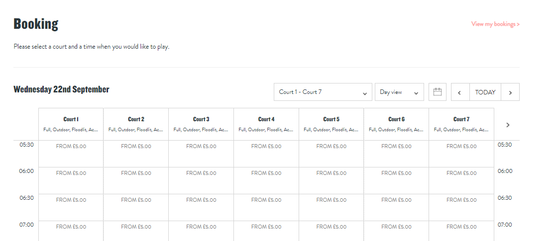 How to Make a Booking or Reservation on the Booking Website – ClubSpark